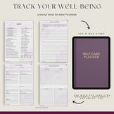 Undated Self-Care Planner | Goodnotes | Digital Planner – Trella Customs